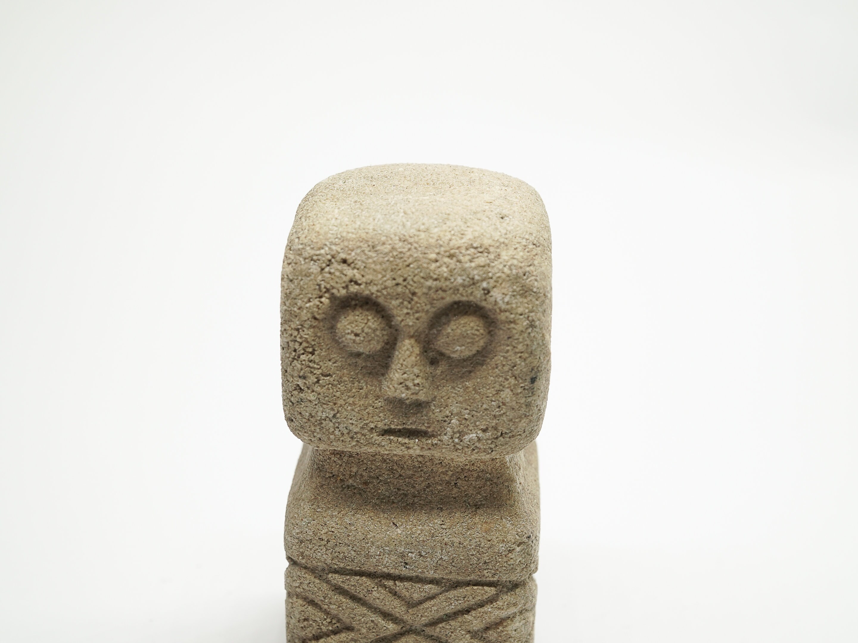 Primitive Statue Stone Sculpture Hand Carved Handmade | Etsy