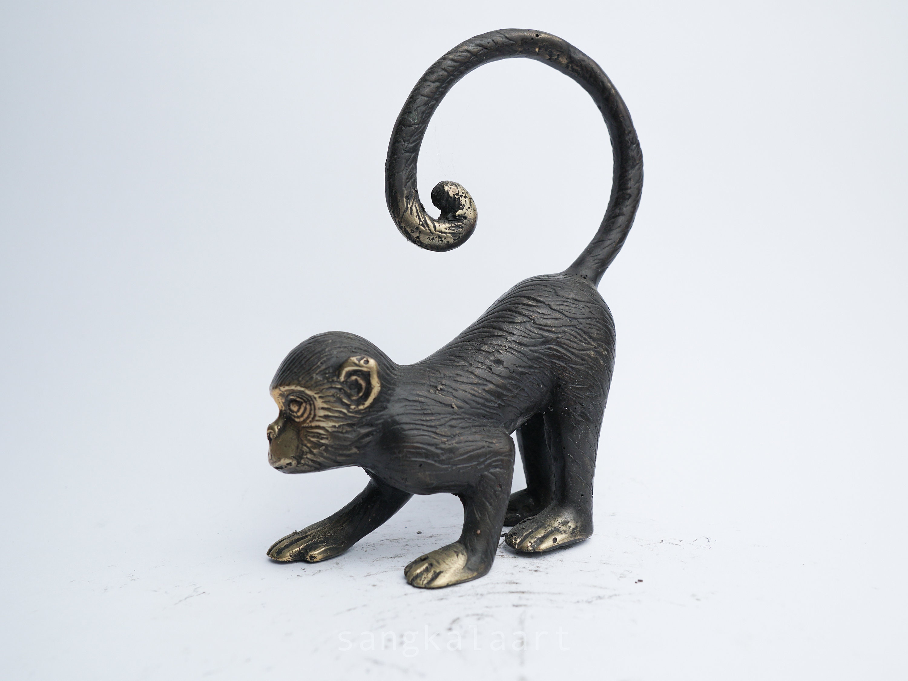 Funny Monkey Bronze Sculpture Bronze Statue Brass Sculpture - Etsy