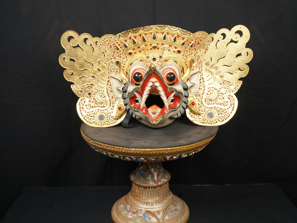 Balinese Garuda Mask Barong Dance Traditional Cultural - Etsy