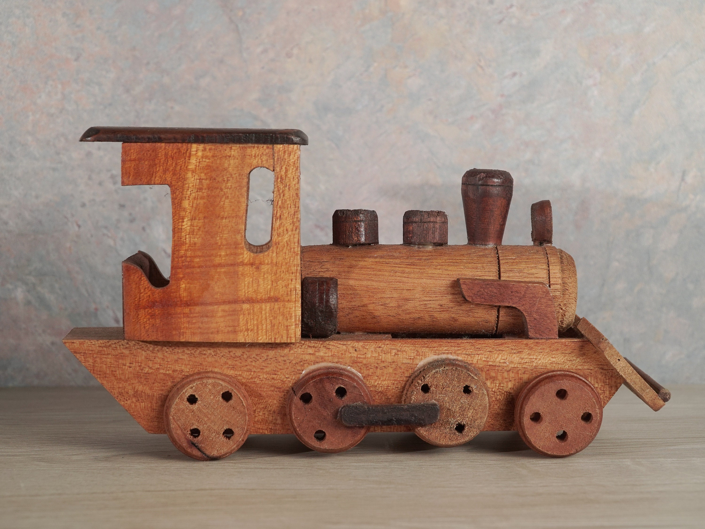 Wooden Train, Train Miniature, Miniature, Housewarming, Ornament ...