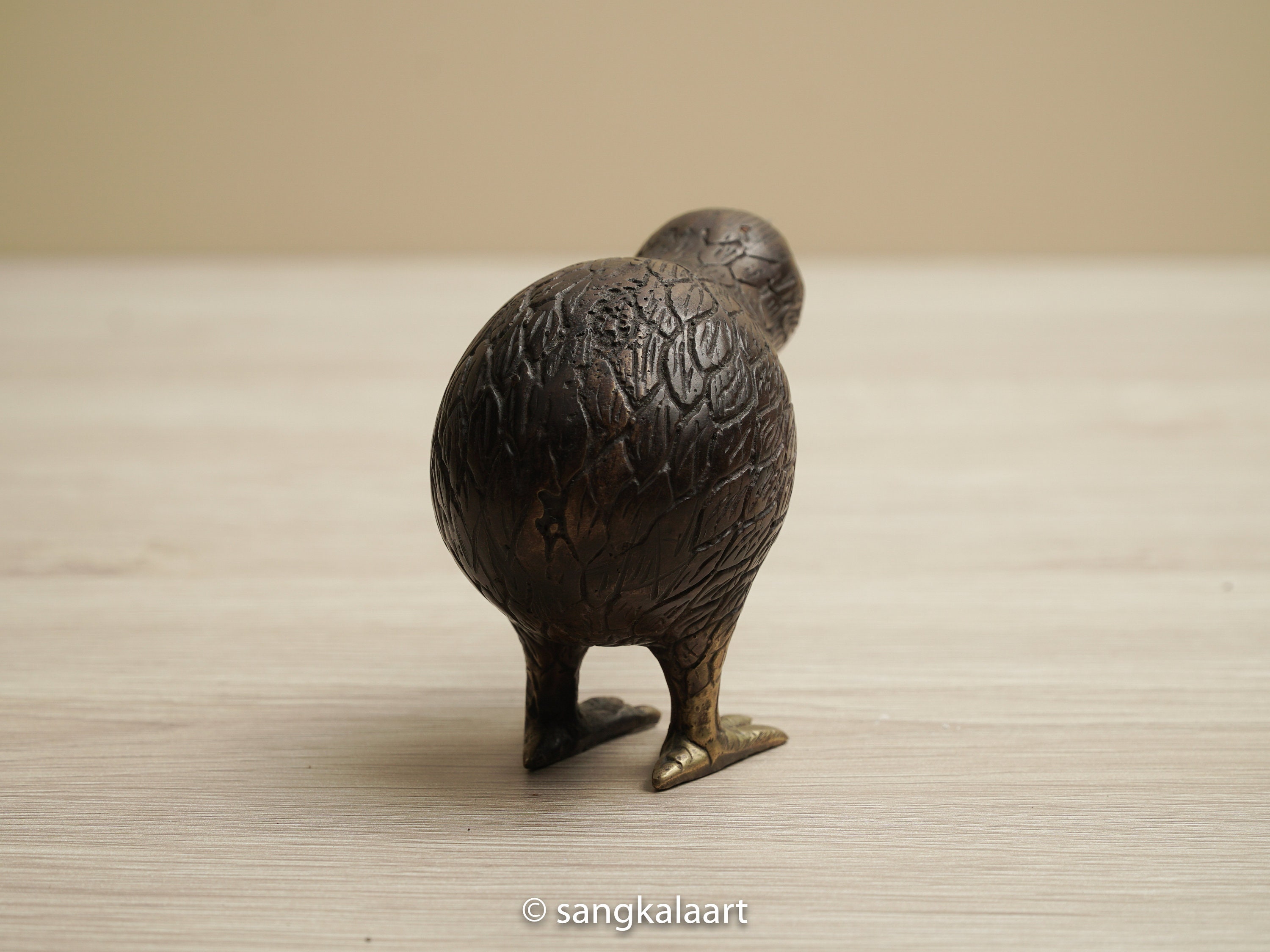 Bronze Kiwi Bird Sculpture, Bronze Statue, Handmade, Hand Carved, Ornament, Table Top, Home ...