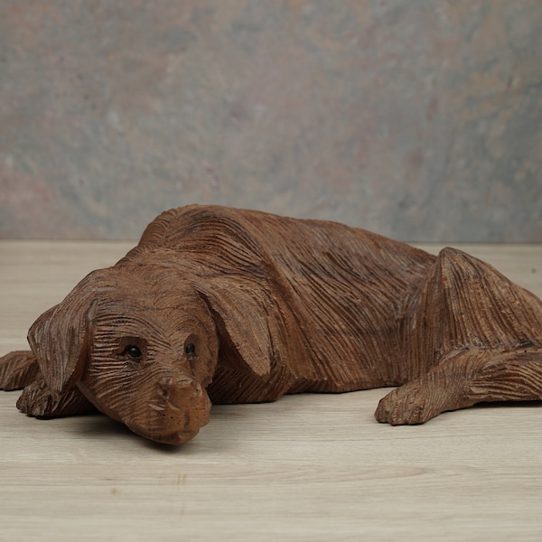 Handmade Wood Dog - Etsy