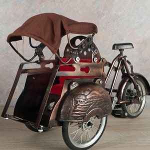 Miniature Becak Traditional Indonesian Transportation, Becak Bike ...