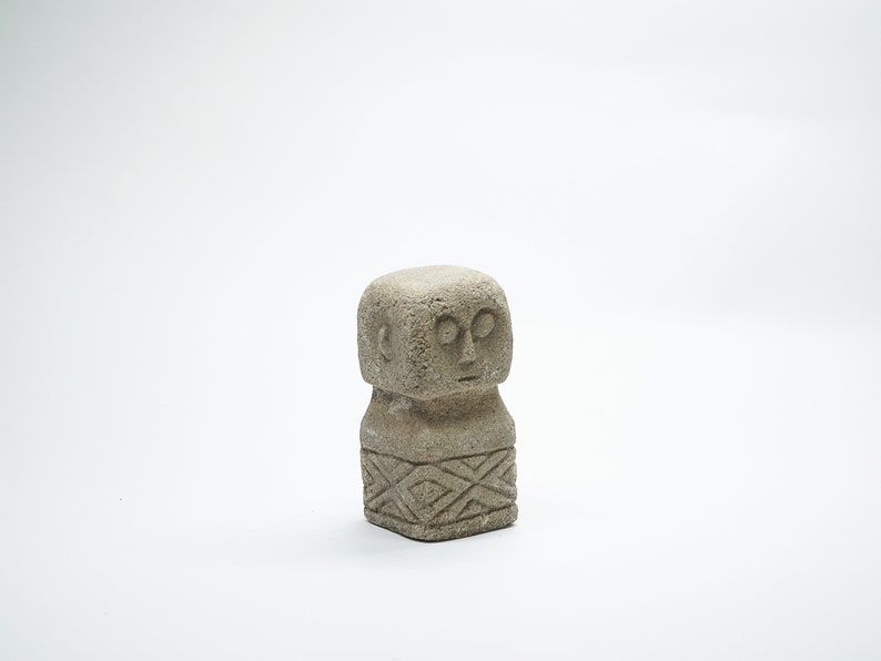 Primitive Statue Stone Sculpture Hand Carved Handmade | Etsy