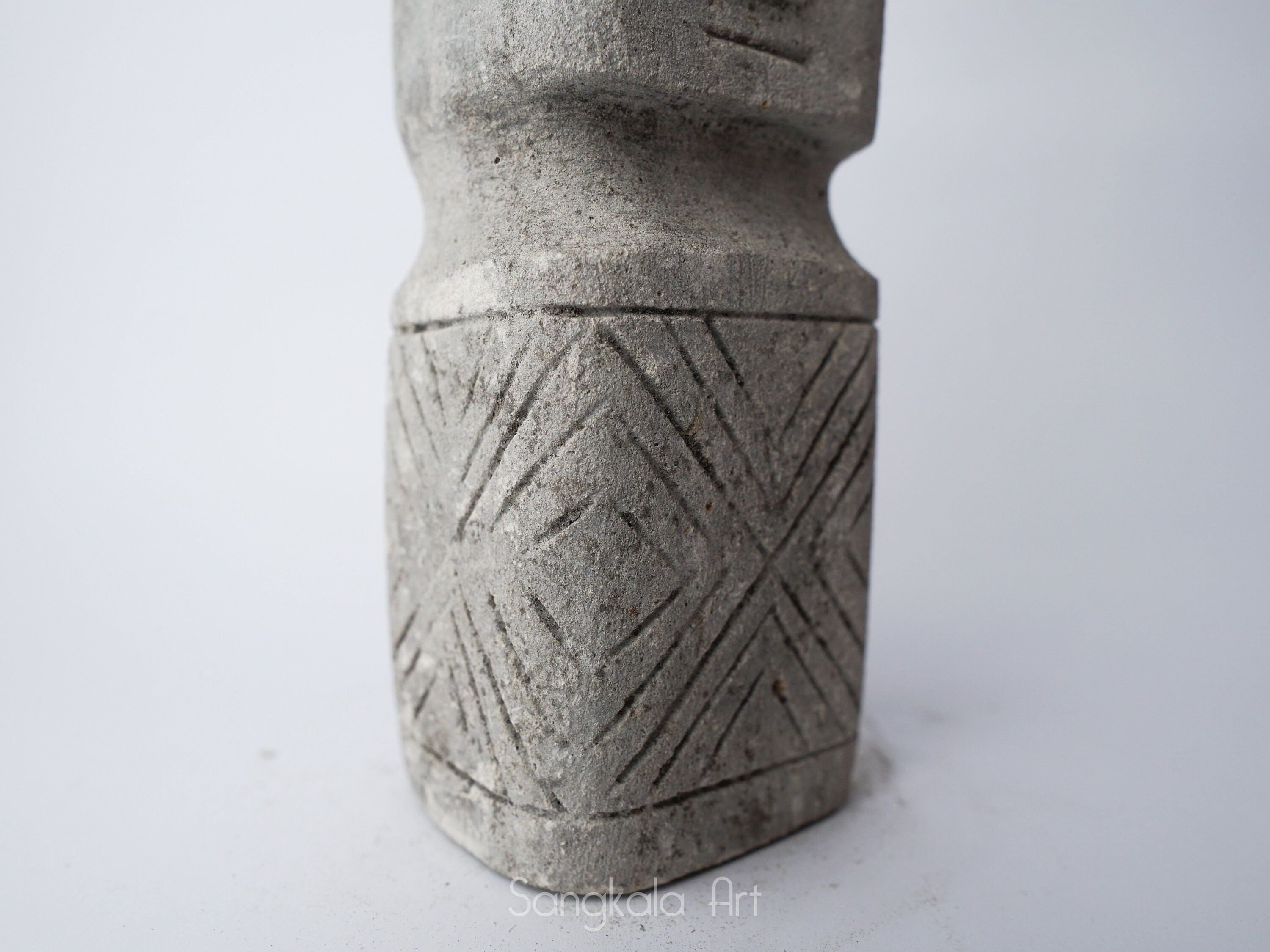 Primitive Statue Natural River Stone Sculpture Hand Carved | Etsy