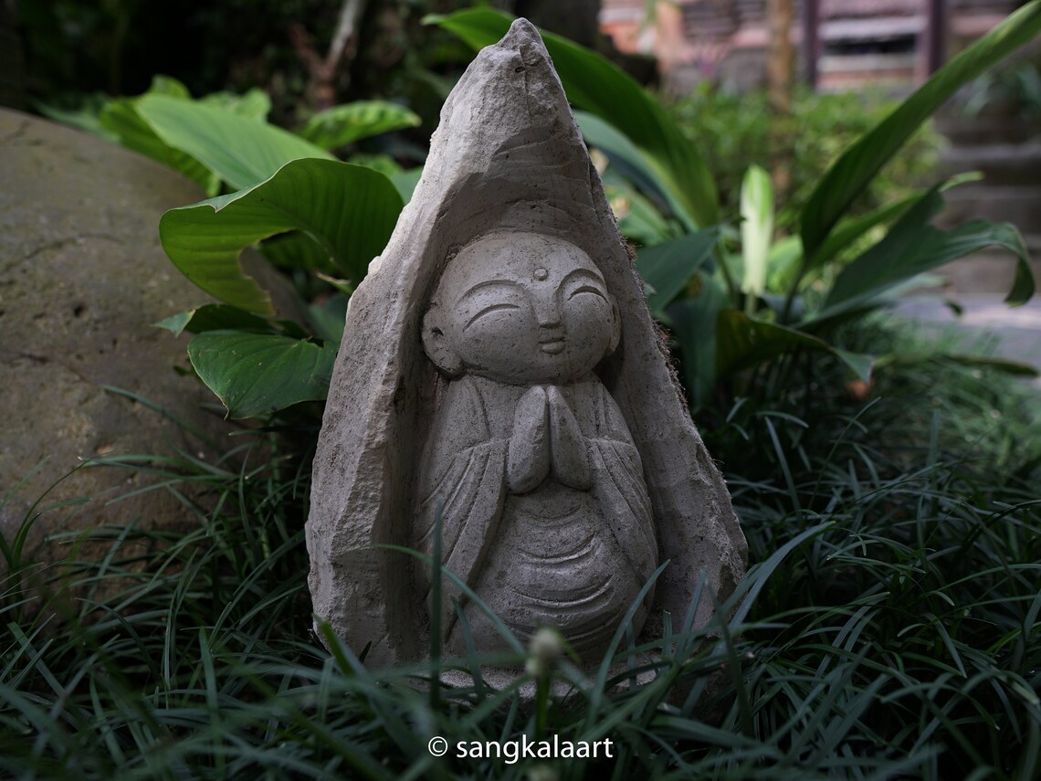 Stone Jizo Sculpture Jizo Figure Jizo Statue Japanese | Etsy