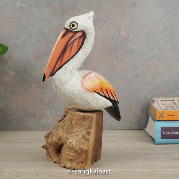 Carved Pelican - Etsy