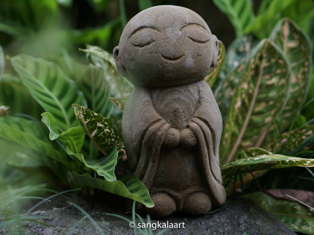 Stone Jizo Statue, Japanese Jizo, Guardian Jizo, Jizo Lover, Stone ...