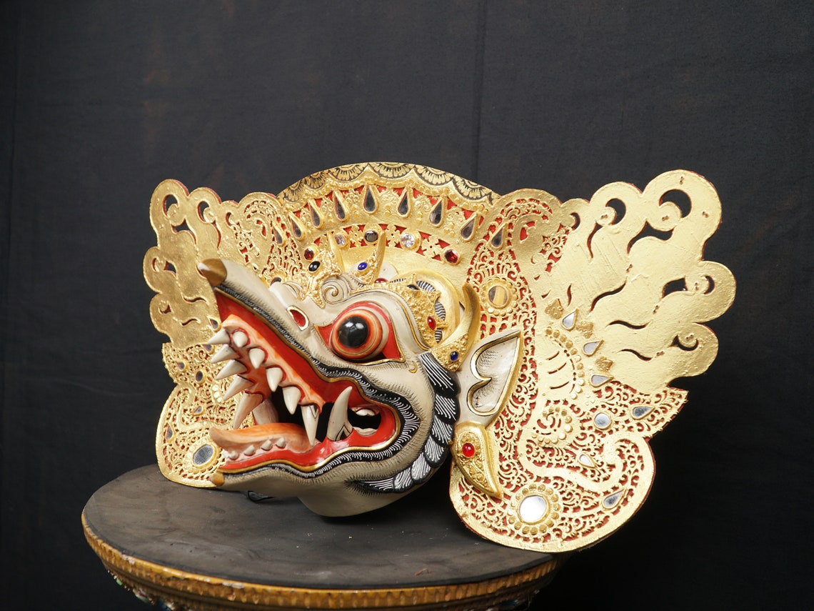 Balinese Garuda Mask Barong Dance Traditional Cultural - Etsy