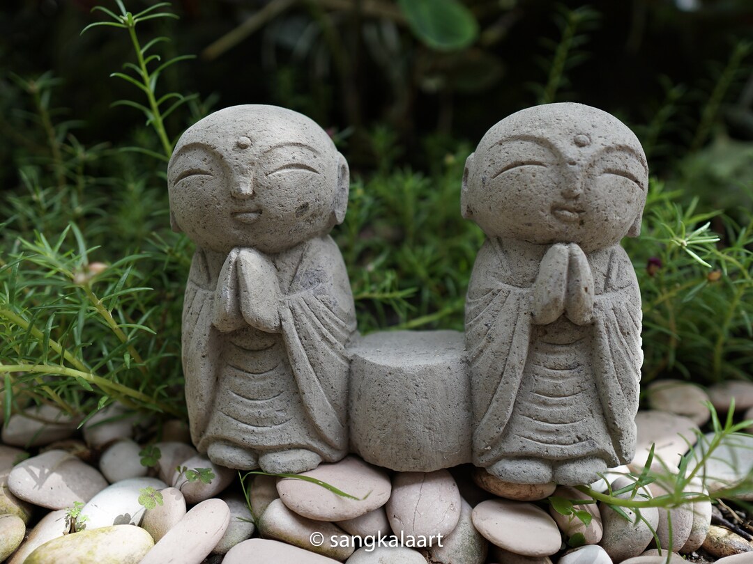 Stone Jizo Statue, Buddha Jizo, Jizo Sculpture, Little Jizo, Japanese ...
