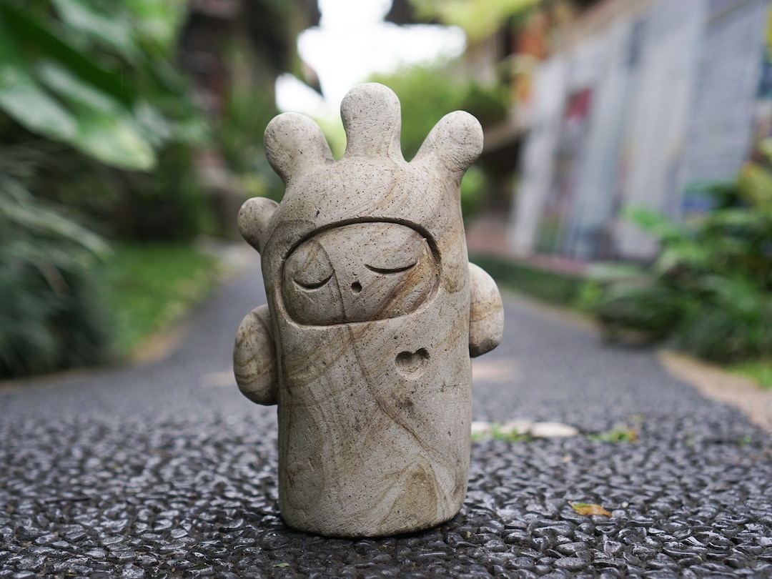 Contemporary Statue 7.8 Inch 20 Cm, Stone Statue, Stone Carving ...