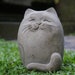 Stone Cat Sculpture, Stone Statue, Cat Figure, Cat Lover, Kitten ...