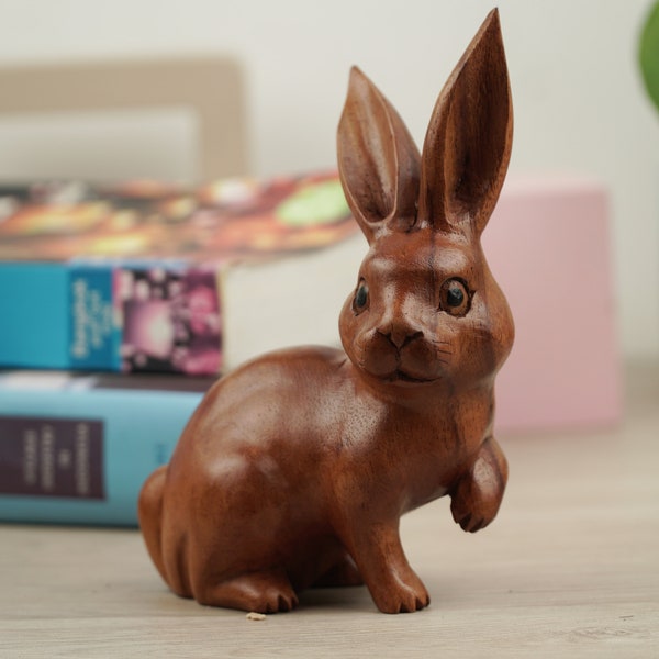 Wooden Carved Animal Ornament - Etsy