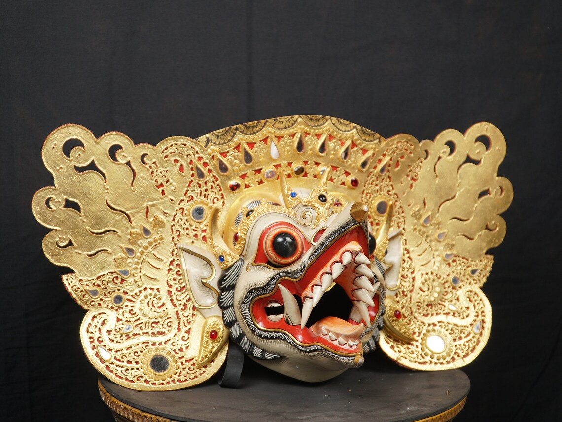 Balinese Garuda Mask Barong Dance Traditional Cultural - Etsy