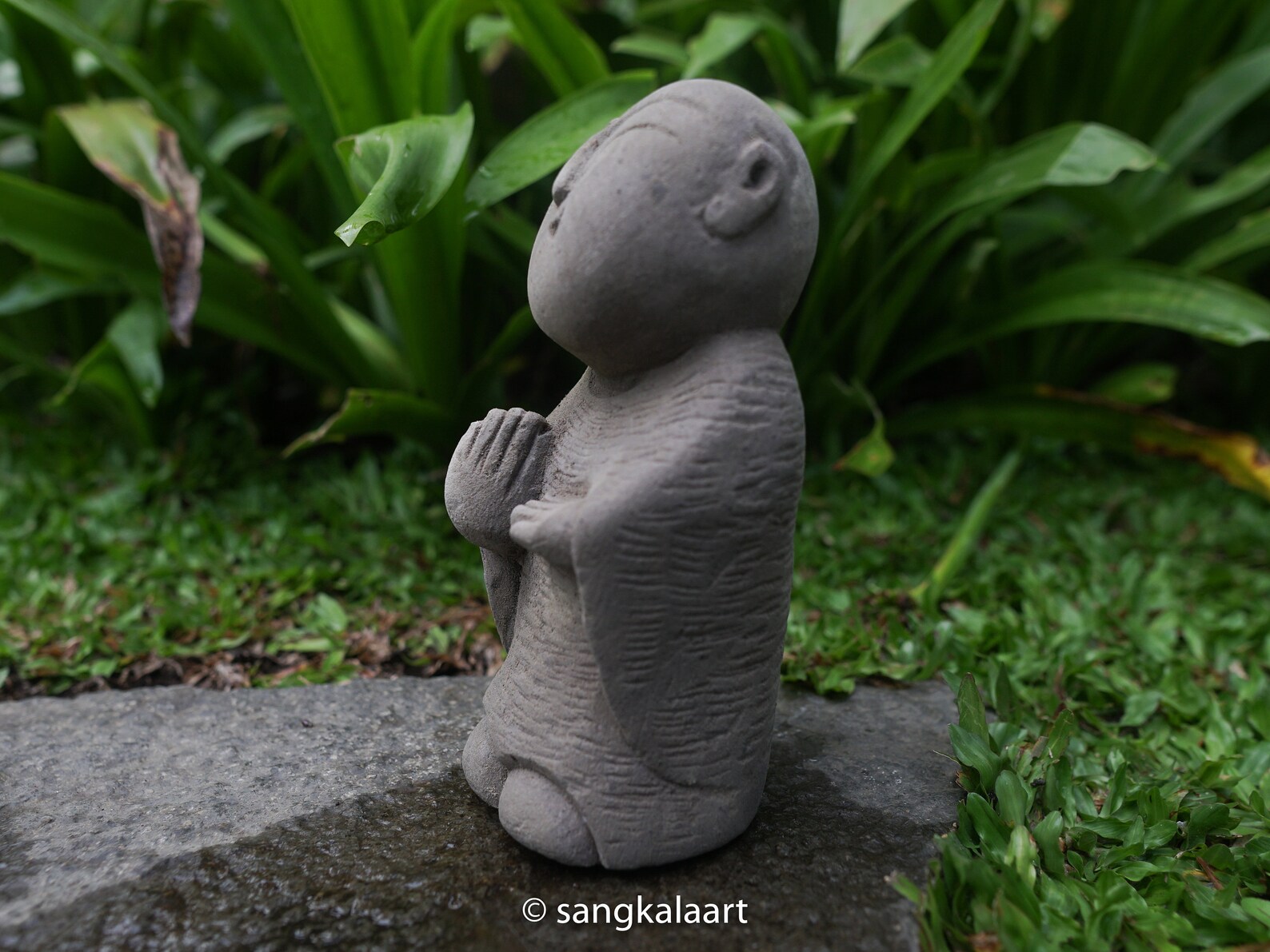 Stone Jizo Praying Sculpture Jizo Statue Jizo Figure - Etsy