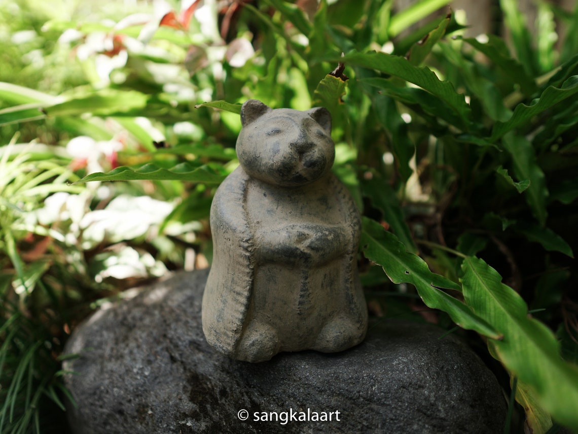 Kasa Jizo Cat Head Buddha Jizo Buddha Jizo Japanese Jizo - Etsy UK