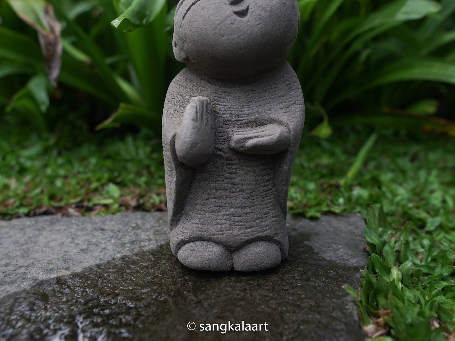 Stone Jizo Praying Sculpture Jizo Statue Jizo Figure - Etsy