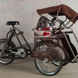 Miniature Becak Traditional Indonesian Transportation, Becak Bike ...