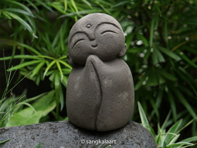 Statue de Jizo en pierre Jizo japonais Jizo gardien - Etsy France
