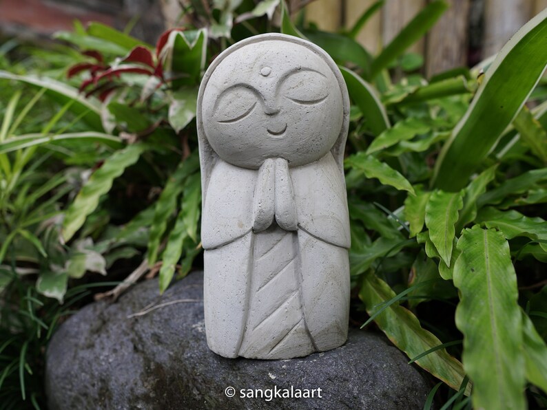 Solid Stone Female Jizo Sculpture Jizo Figure Buddha Jizo | Etsy