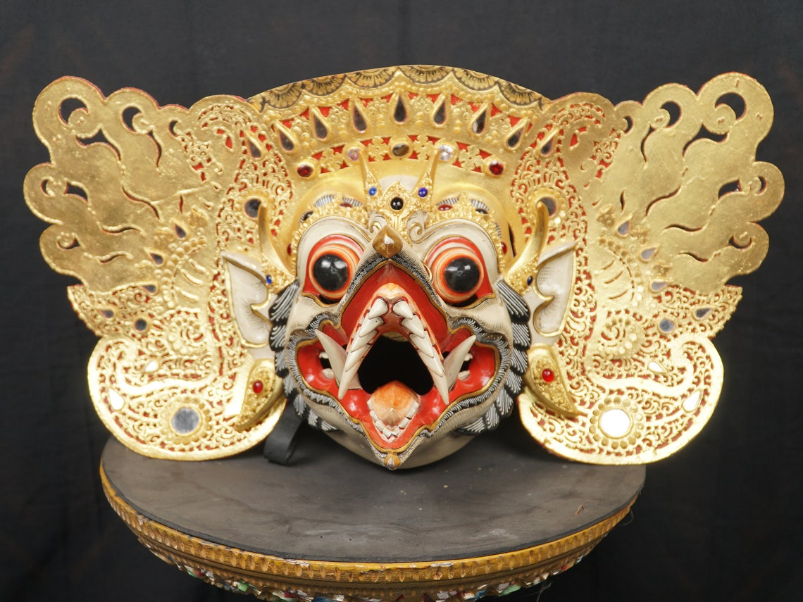 Balinese Garuda Mask Barong Dance Traditional Cultural - Etsy