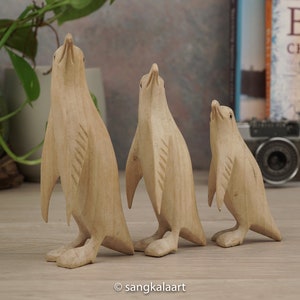 3 Set Penguin Family Sculpture, Penguin Figure, Penguin Lover, Animal ...