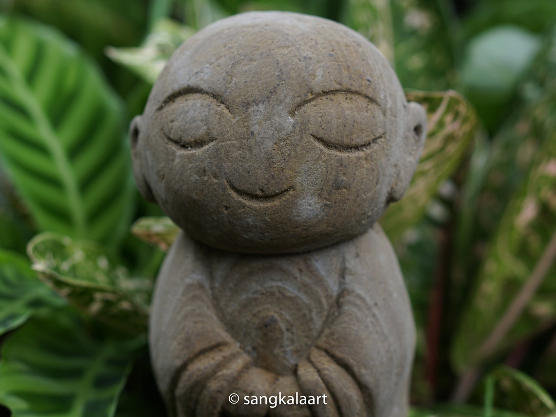 Stone Jizo Statue, Japanese Jizo, Guardian Jizo, Jizo Lover, Stone ...