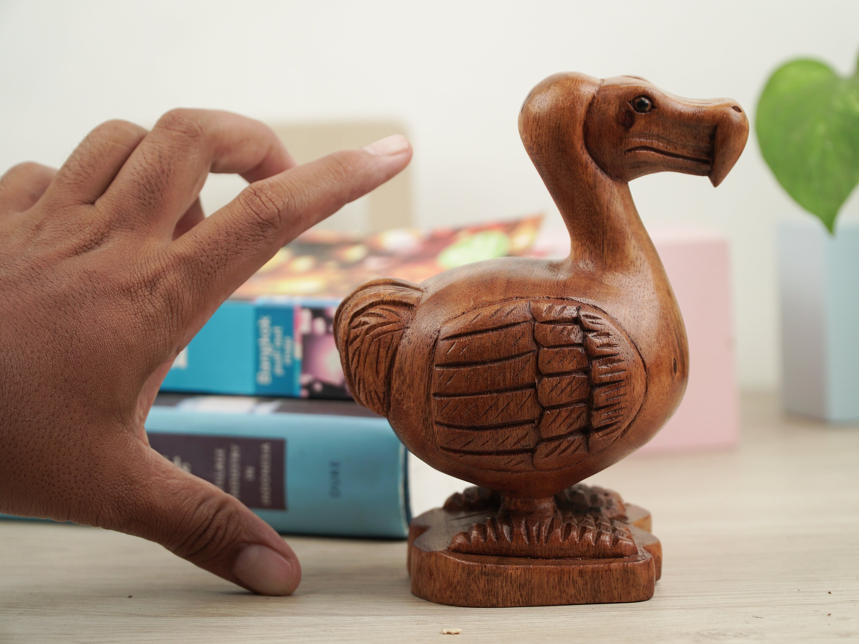Dodo Bird Sculpture Animal Wood Carving Handmade Home - Etsy