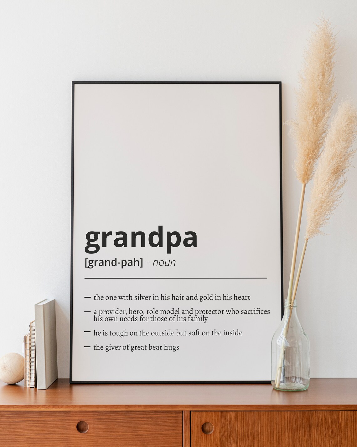 Grandpa Definition Print Grandpa Quote Print Family - Etsy