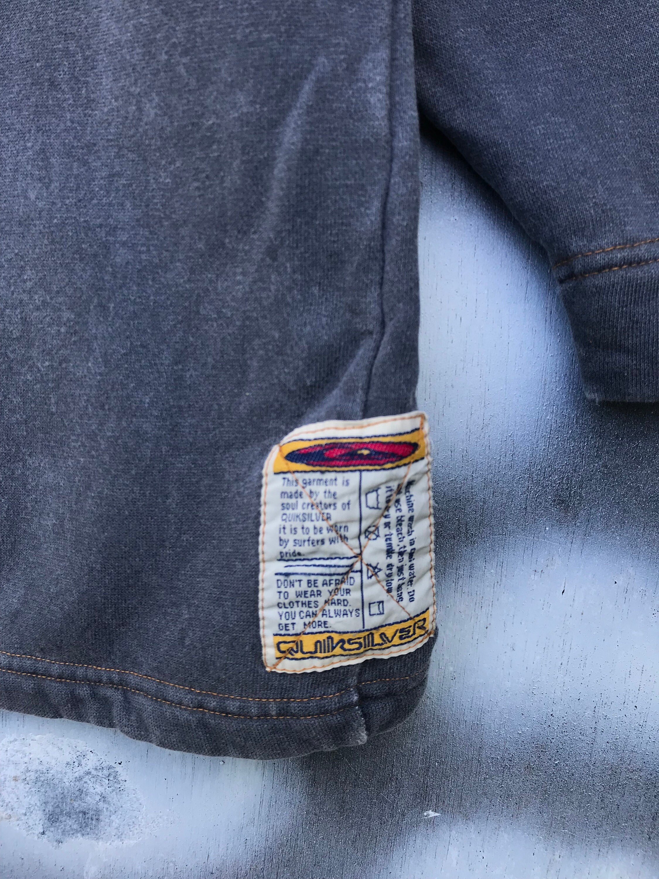 Vintage 90s Faded Quicksilver Logo Crewneck Sweatshirt Jumper - Etsy