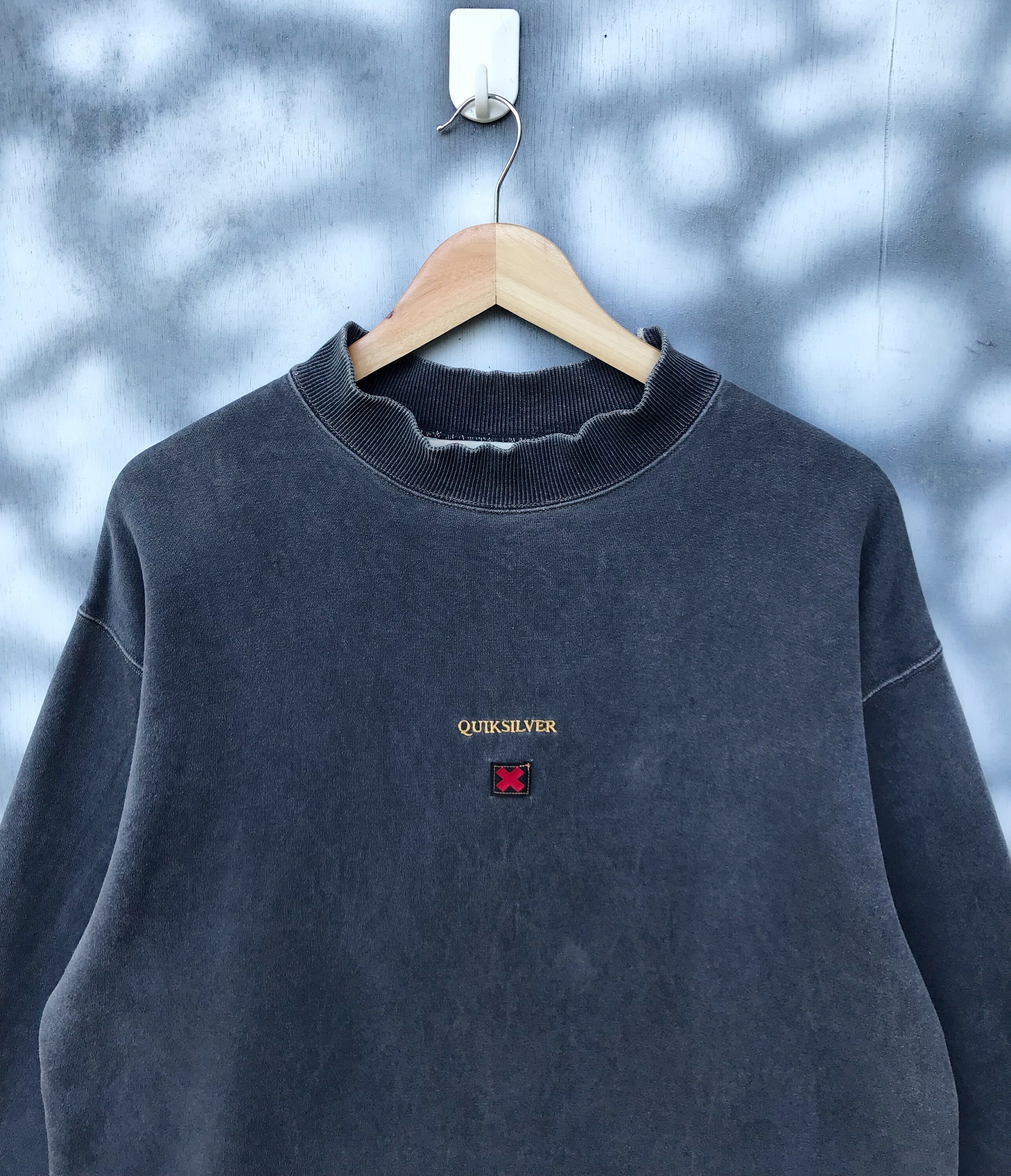 Vintage 90s Faded Quicksilver Logo Crewneck Sweatshirt Jumper - Etsy