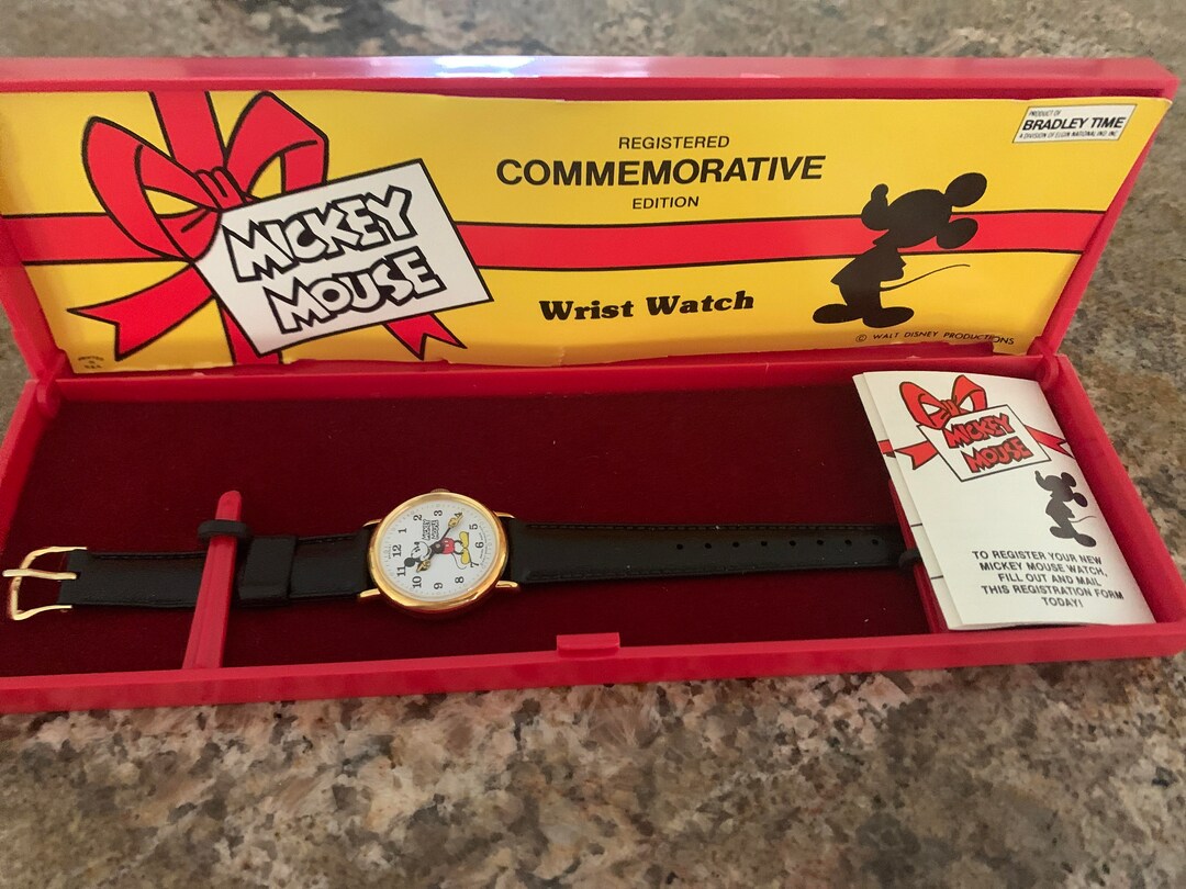 Vintage Mickey Mouse 80's (box Included) - Etsy UK