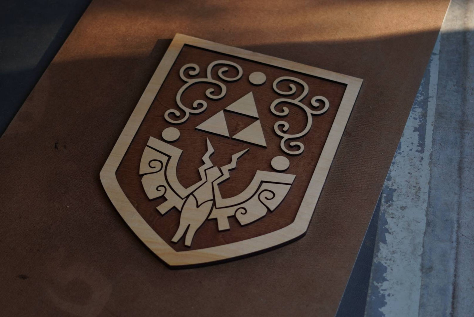 Legend of Zelda The Wind Waker Hero's Shield Wall | Etsy