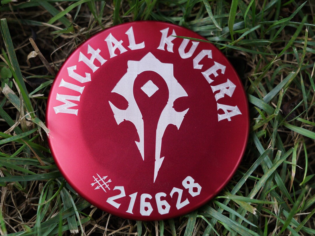 Custom Engraved Space-grade Aluminum Disc Golf Mini - Customized Metal ...