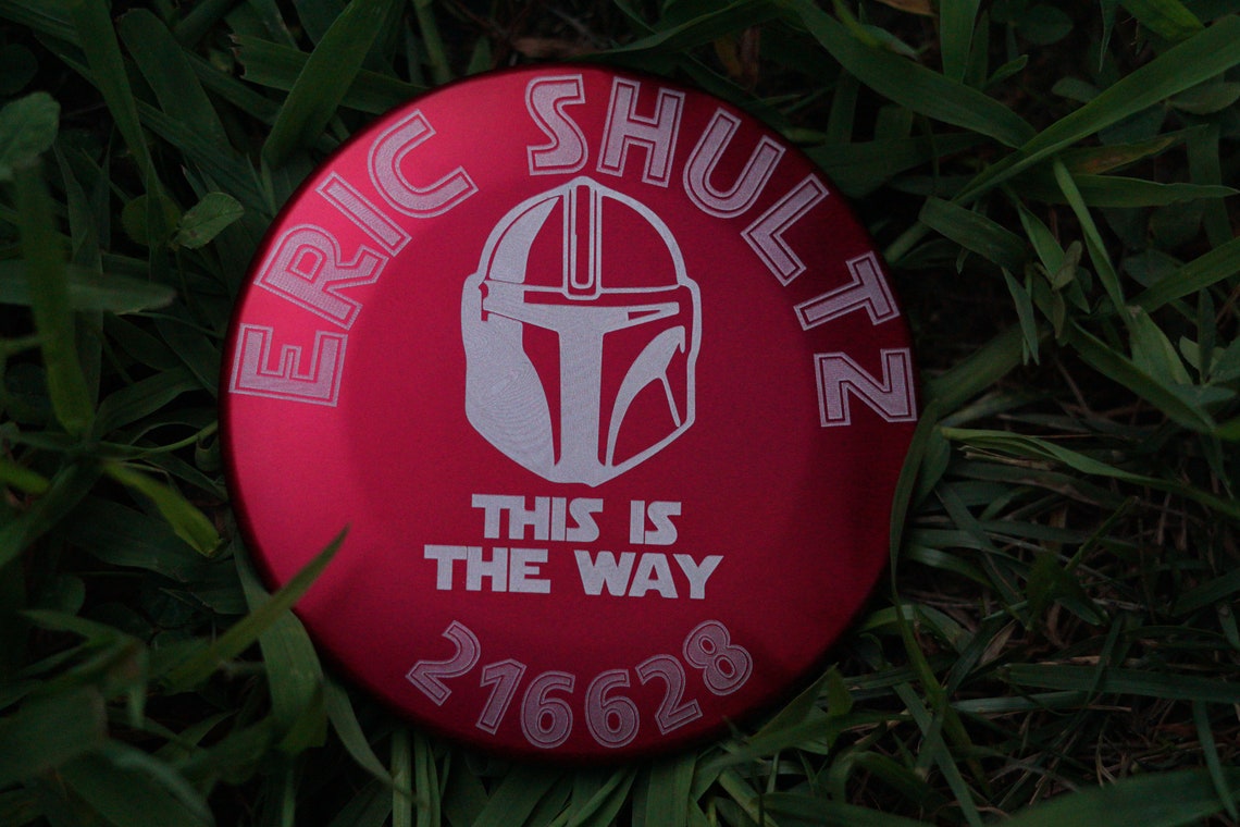Custom Disc Golf Mini Marker Customized Metal Disc Golf - Etsy
