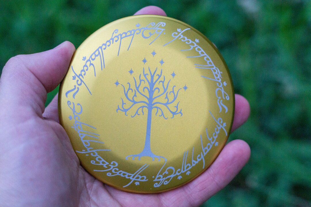 Custom Engraved Space-grade Aluminum Disc Golf Mini - Metal Disc Golf ...