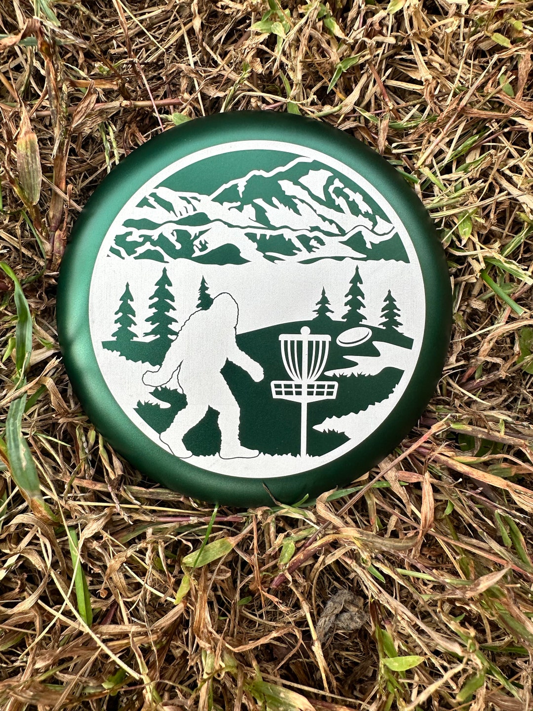 Custom Disc Golf Mini - Metal Disc Golf Mini, Big Foot! - Etsy