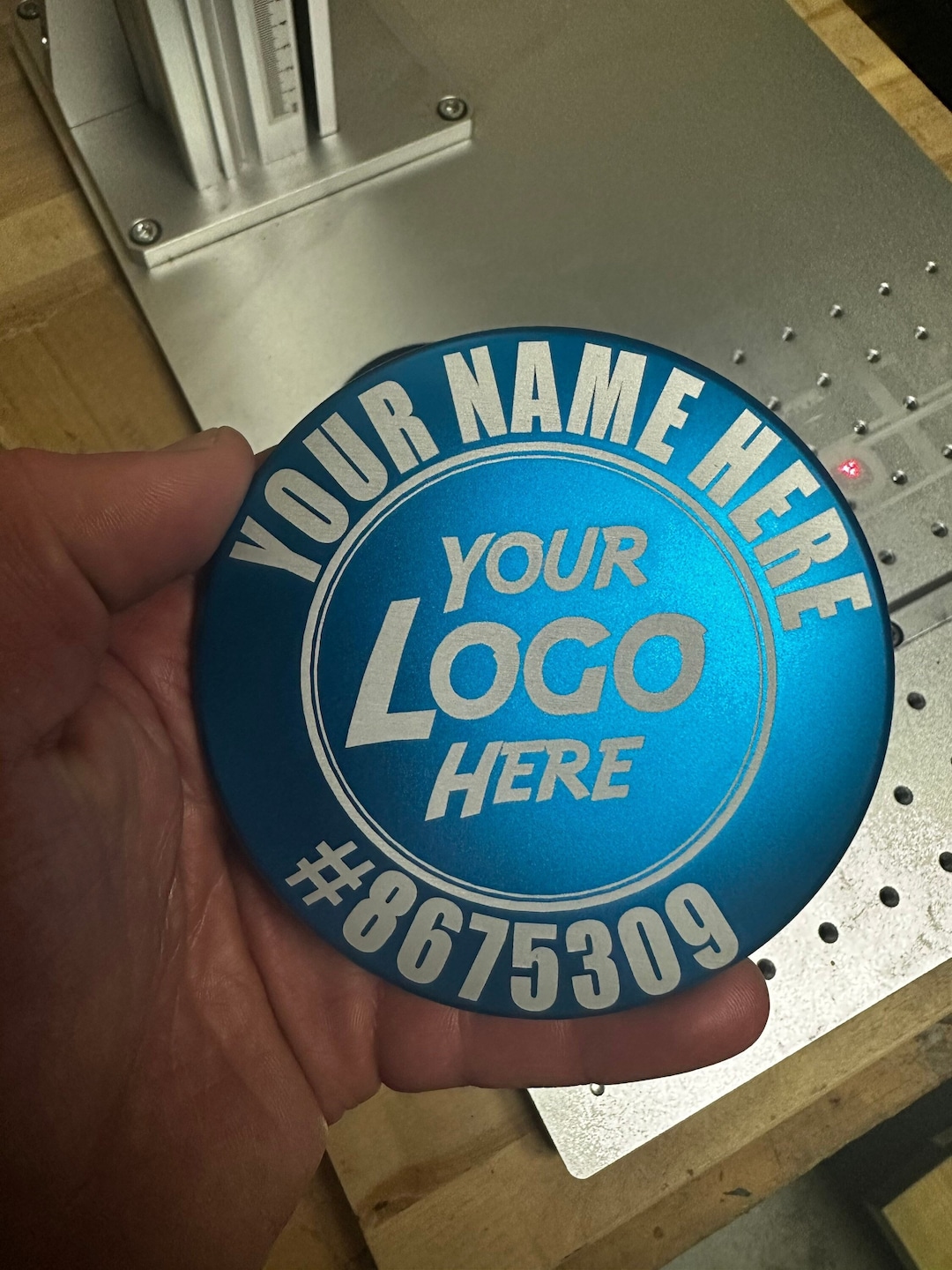 Disc Golf Mini Marker - 1 X Custom Metal Disc Golf Mini, Bring Your Own ...