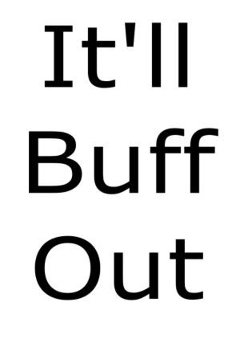 It'll Buff Out Instant Download SVG - Etsy