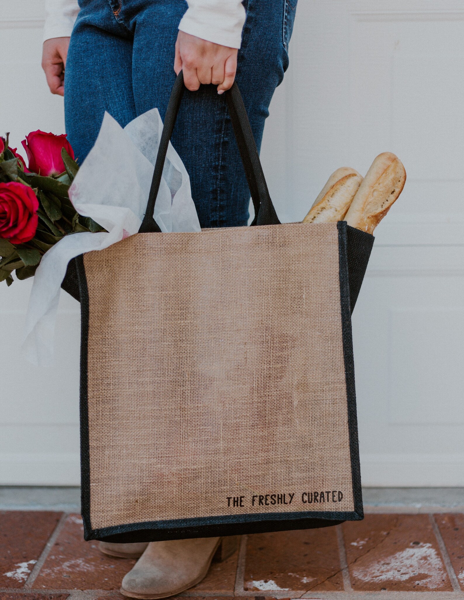 6 Pack Black Farmer's Market Bag - Etsy