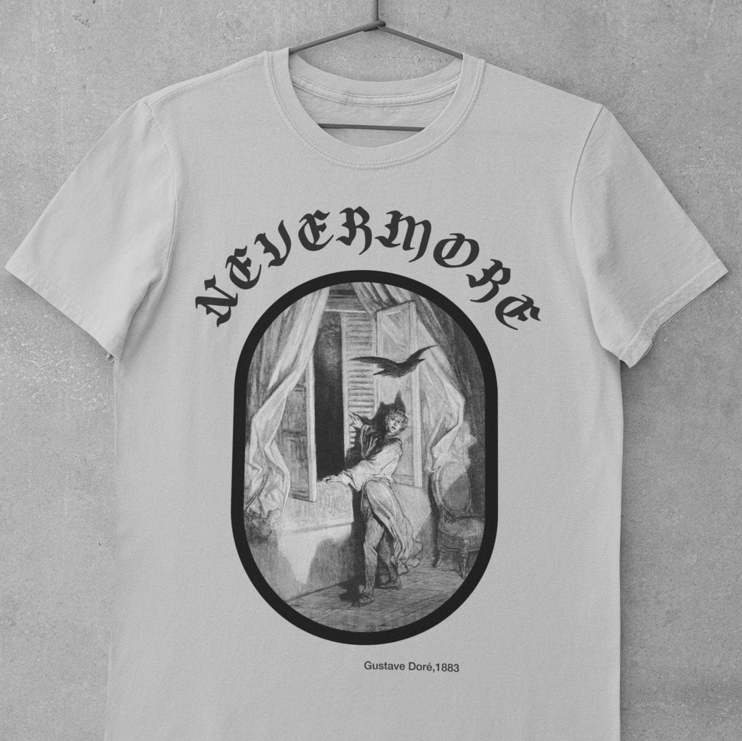 Nevermore T-shirt (front & Back) - Etsy