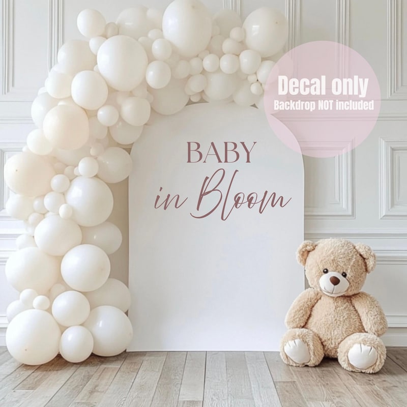 Baby Shower Custom Label Lettering - Etsy UK