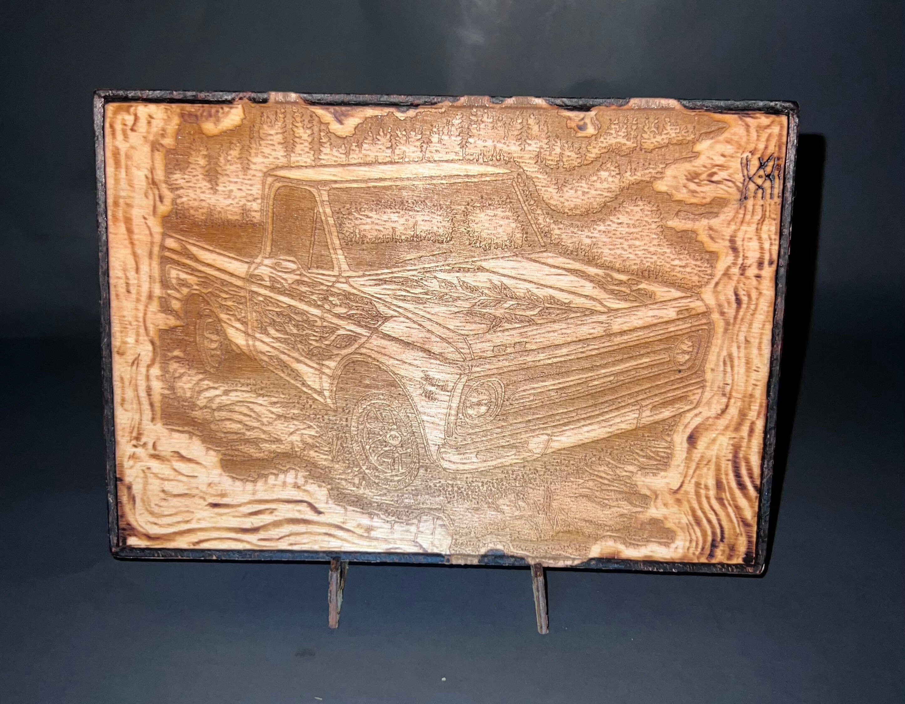 1969 C10 Chevrolet Truck Hand Burned and Laser Engraved on - Etsy