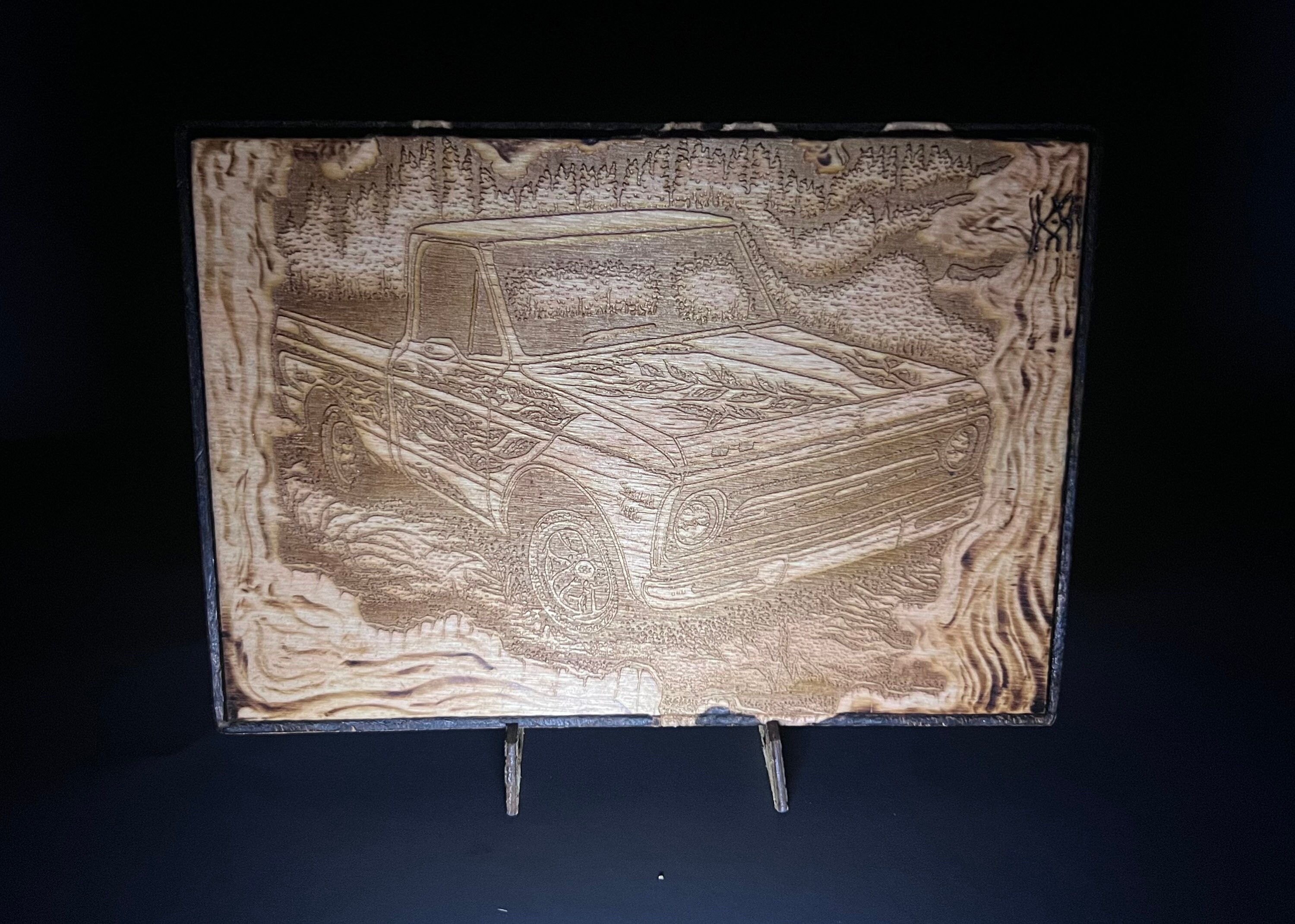 1969 C10 Chevrolet Truck Hand Burned and Laser Engraved on - Etsy