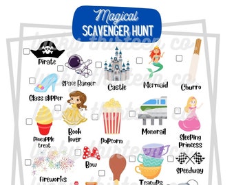 Scavenger Hunt Adventure Disney's Hollywood Studios Park - Etsy