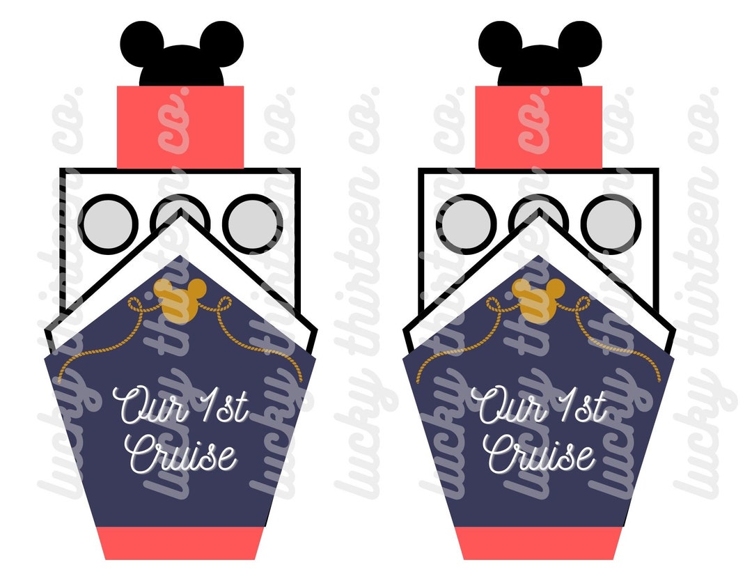 DCL Our First Cruise Door Decoration Printable Fish Extender Gift - Etsy