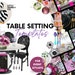 Event Planner Table Setting & Seating Canva Template - Etsy Canada