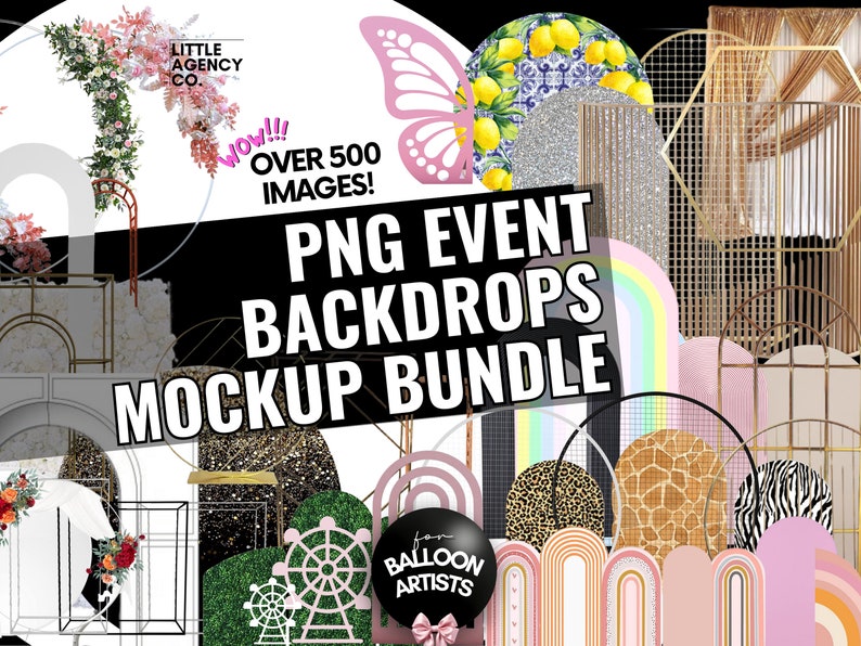 Event Backdrop Mockup Bundle: 500+ PNG & SVG Images - Etsy
