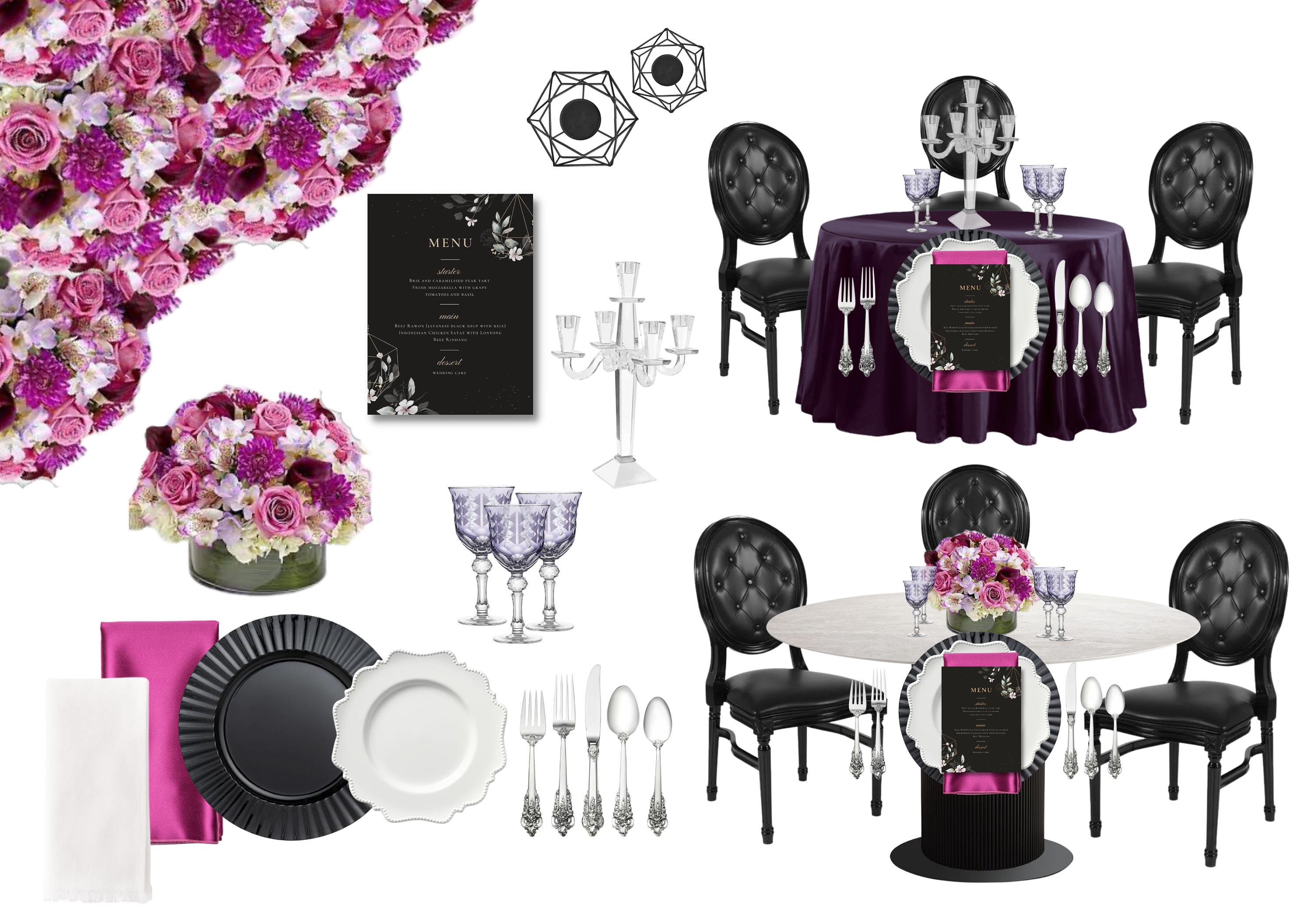 Wedding Table Setting Canva Template: Event Design Mockup (digital) - Etsy