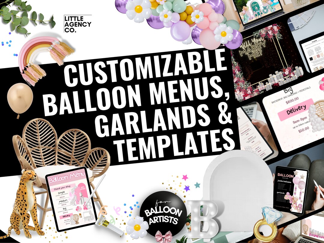 Balloon Artist Big Bash Complete Bundle Little Agency Co Digital ...